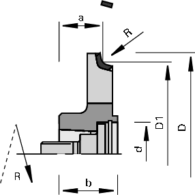 LEUCO - DIAMAX Edge Rounding Cutters DP HSK 25R - Homag FF, IMA