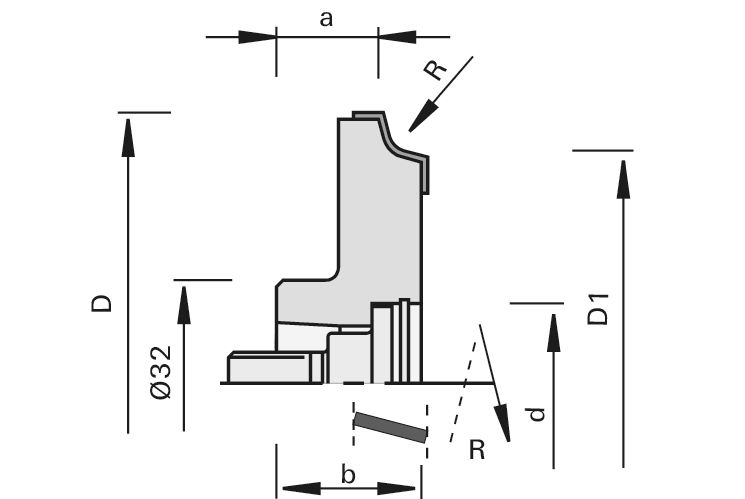 LEUCO - 180172 - Edge Rounding Cutterheads HW HSK 25R - IMA