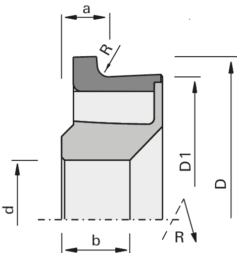 LEUCO - 185438 - DIAMAX Edge Rounding Cutters DP - HOLZ-HER 1827 ...