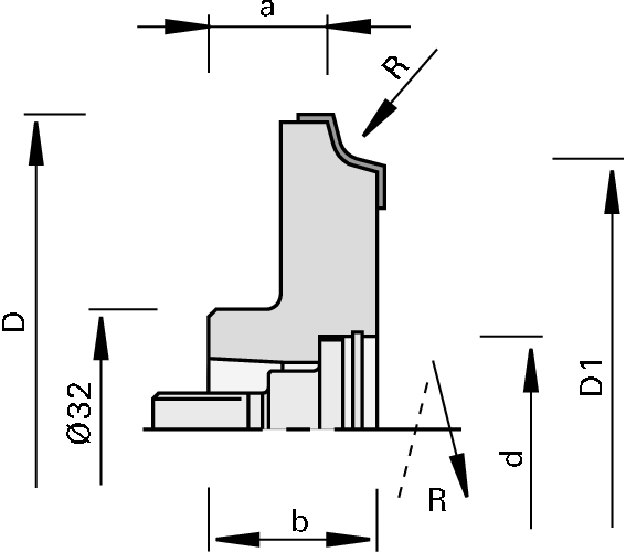 LEUCO - 177736 - Edge Rounding Cutterheads HW HSK 25R - Homag
