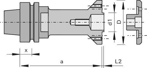 LEUCO - 186432 - Saw Blade Adapters HSK 63F